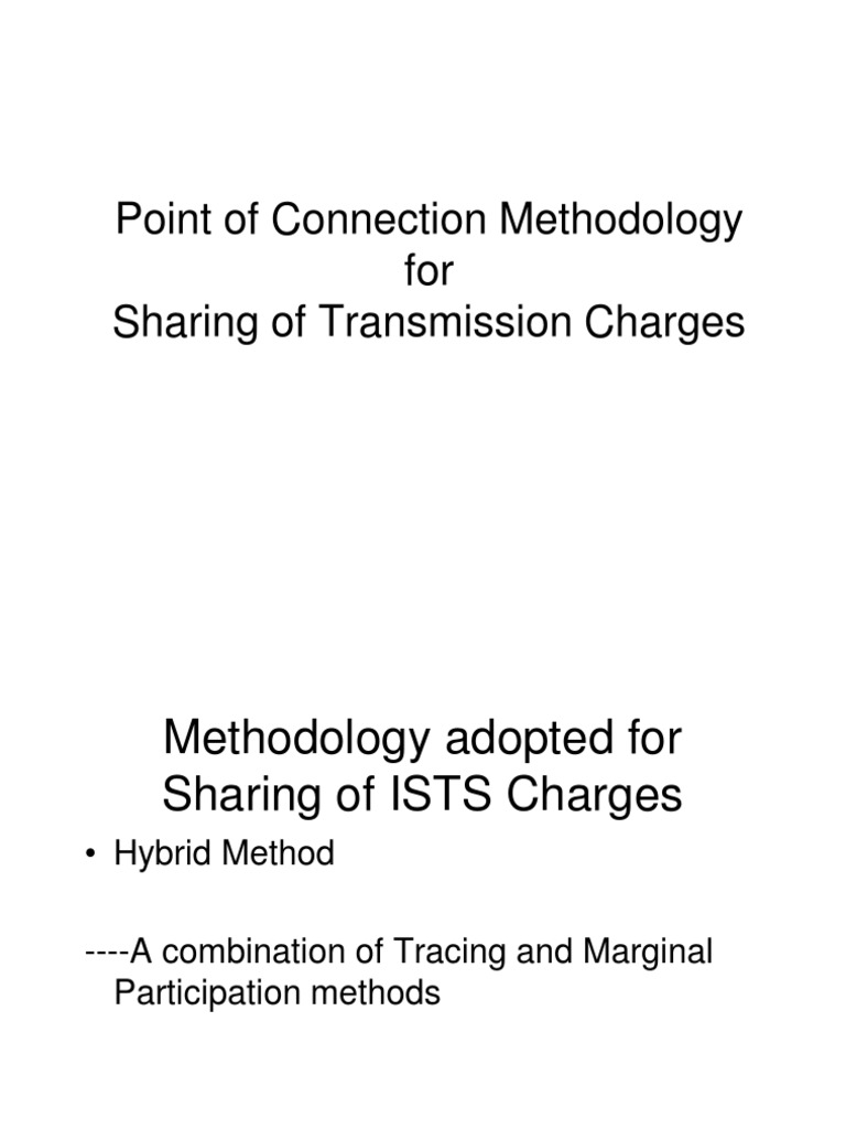 Calculation of PoC Transmission Charges | PDF | Ac Power | Renewable Energy