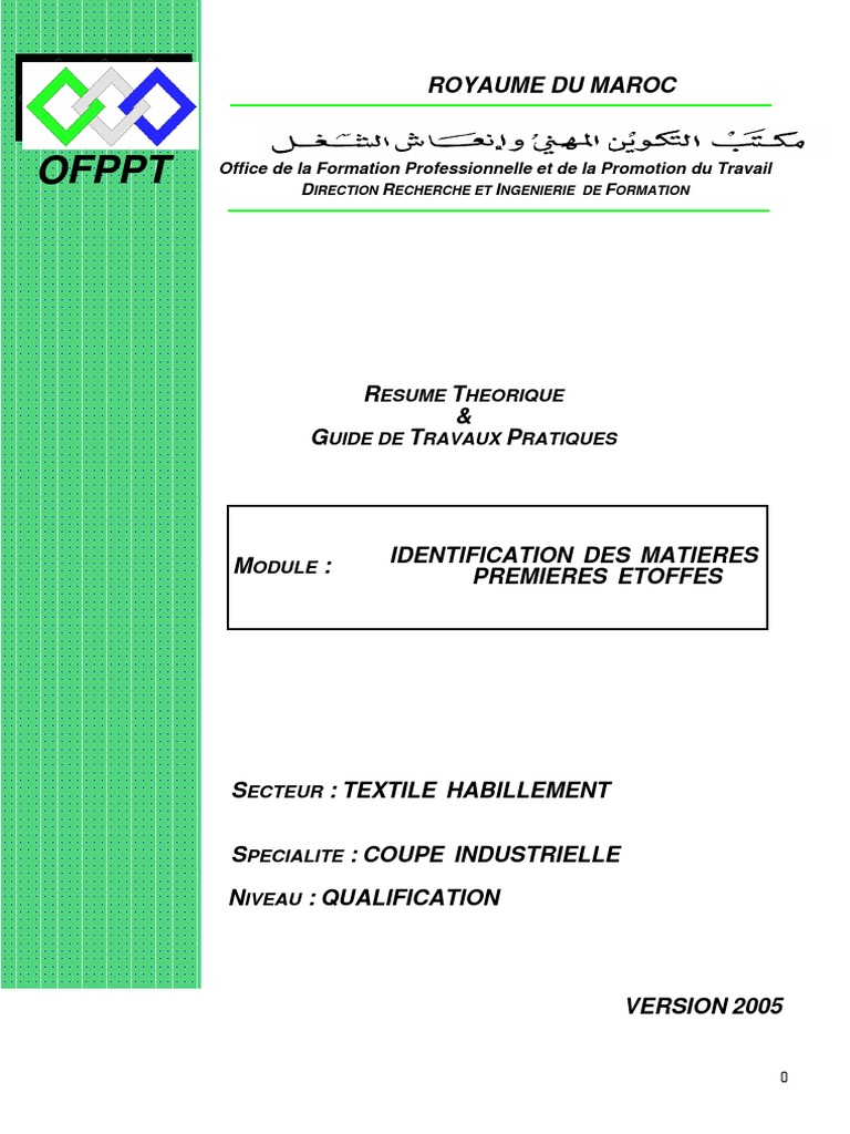 Identification des matières premières textiles | PDF