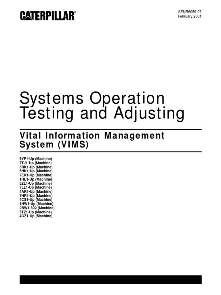 Systems Operation Testing and Adjusting: Vital Information Management ...