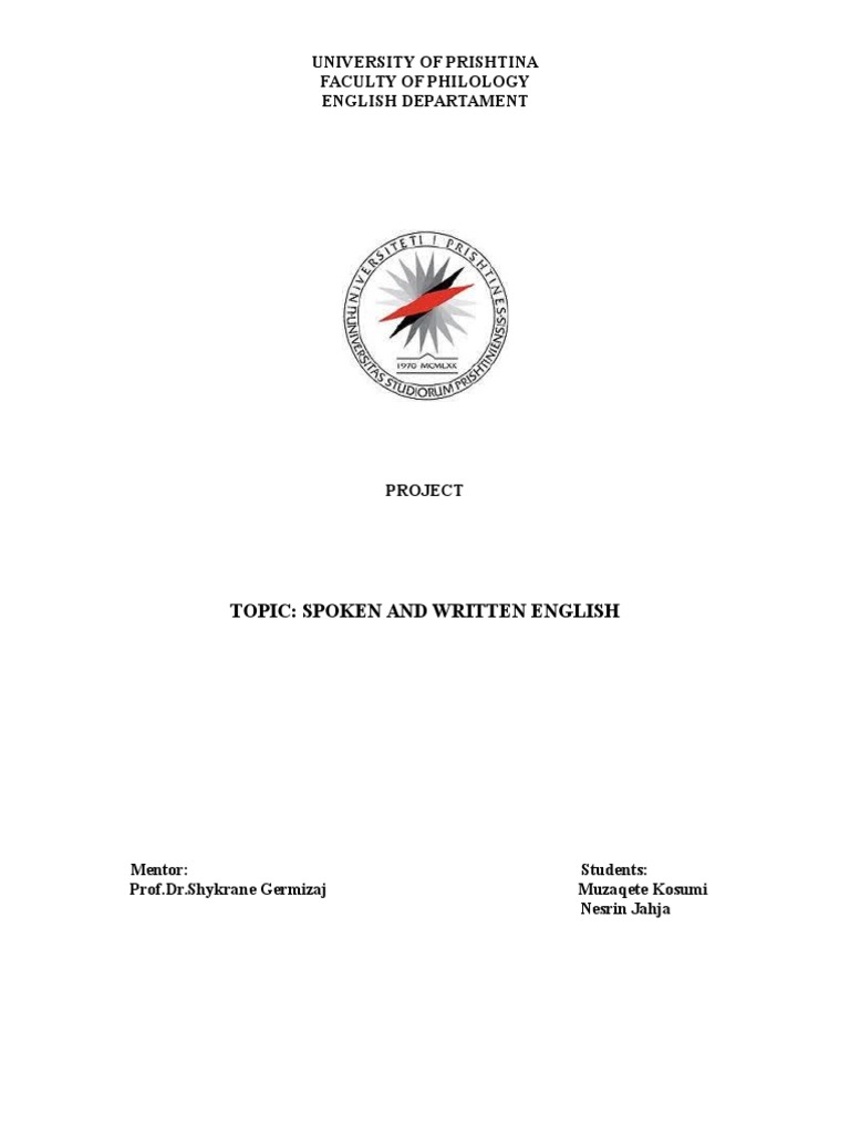Spoken and Written English | PDF | English Language | Vocabulary