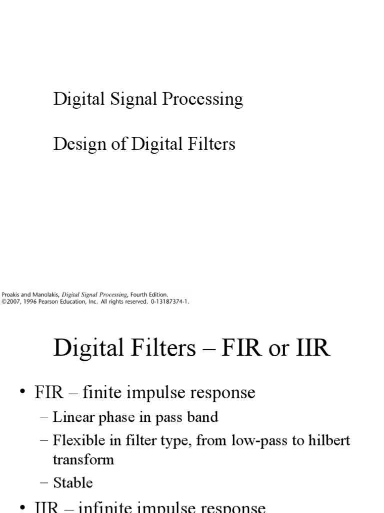 DSP Chapter 10 | PDF | Digital Signal Processing | Electronic Engineering