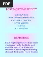 Stages of Post Mortem Lividity and Putrefaction of The Body | PDF ...