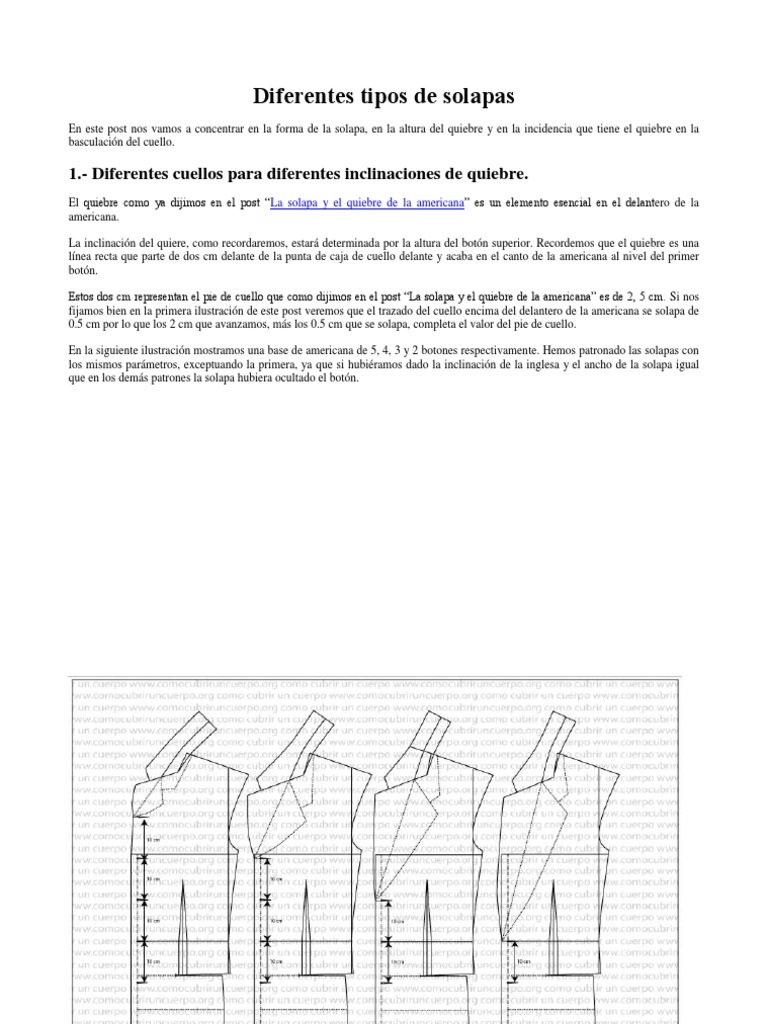 Diferentes Tipos de Solapas | PDF | Delantero (Asociación de Fútbol ...