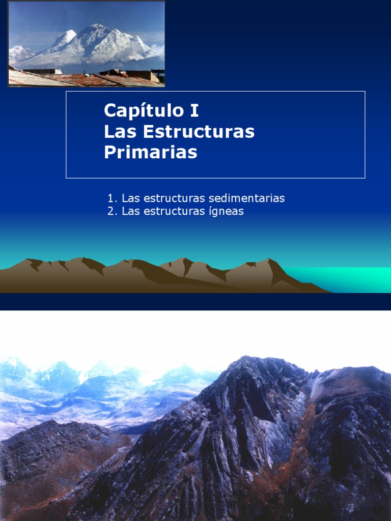 Estructuras geológicas fundamentales | PDF | Estrato | Roca ígnea