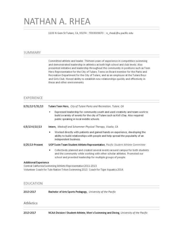Nathan Resume | PDF