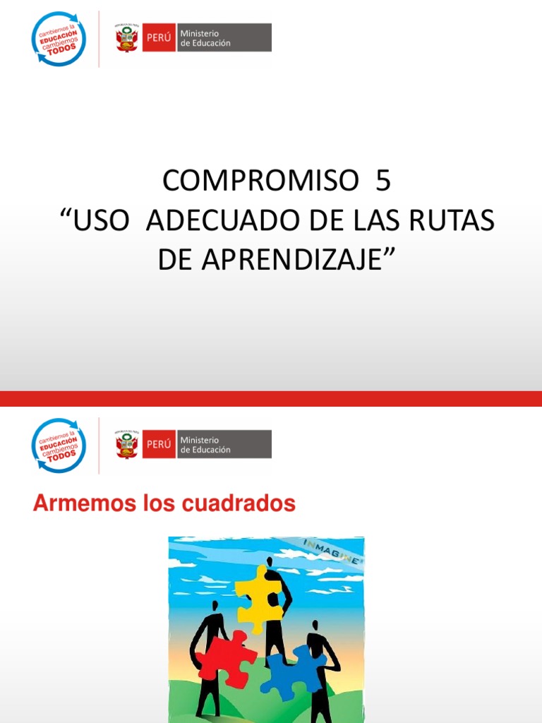 Uso Adecuado de Las Rutas de Aprendizaje | PDF | Multilingüismo ...