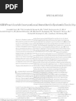 ASRA Medicine Local Anesthetic Systemic Toxicity Checklist | PDF ...