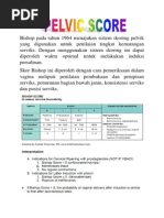 Cara Menghitung Bishop Score | PDF