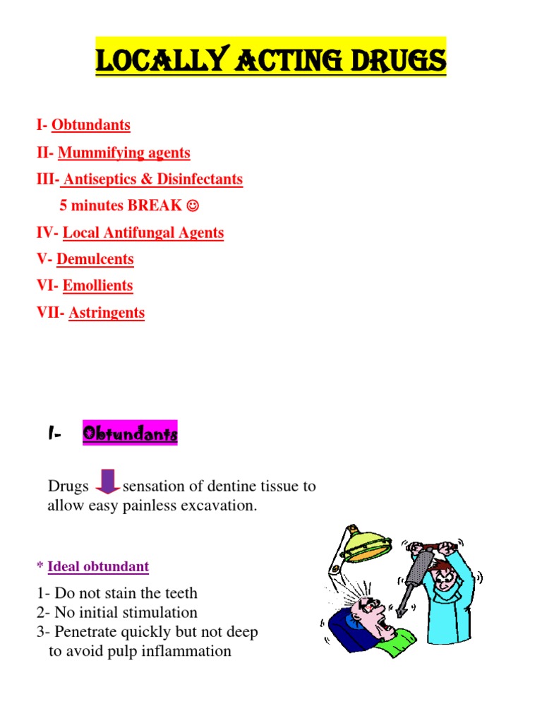Locally Acting Drugs (2) | Chemical Compounds | Chemical Elements