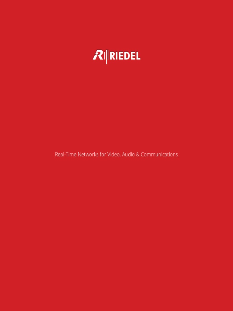 Riedel Catalog en | PDF | Computer Network | Optical Fiber