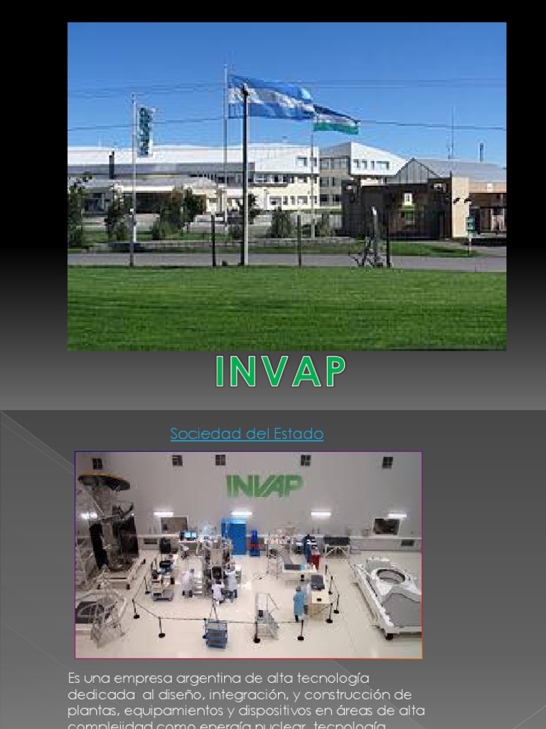 Powerpoint INVAP. Grupo 1 | PDF | La energía nuclear | Física nuclear