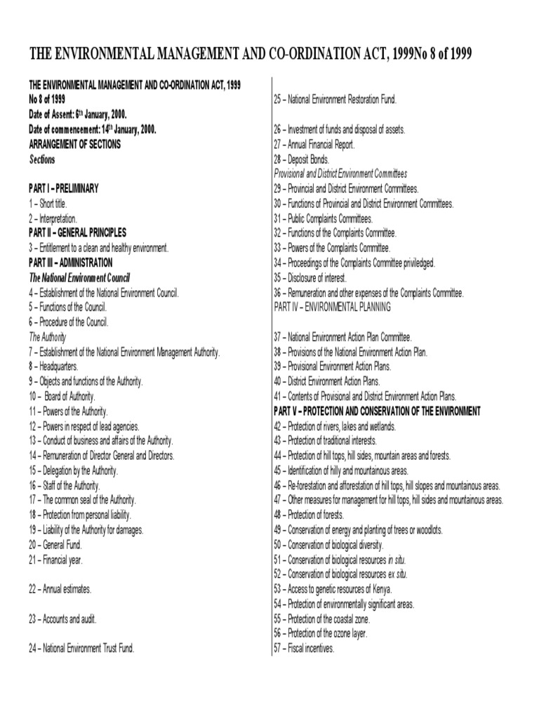 Emca 1999 | PDF | Natural Environment | Waste