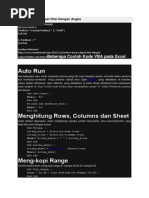 Kode VBA Excel Dasar untuk Pemula | PDF