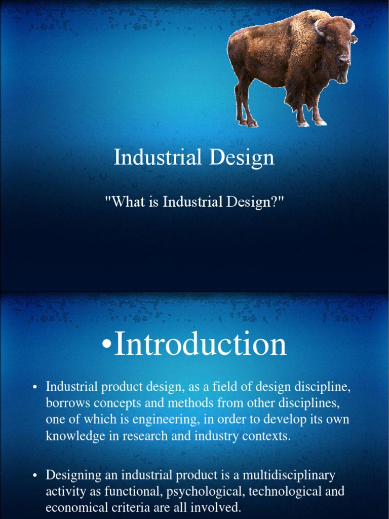 Industrial Design Lecture 1 | PDF | Design | Product Design