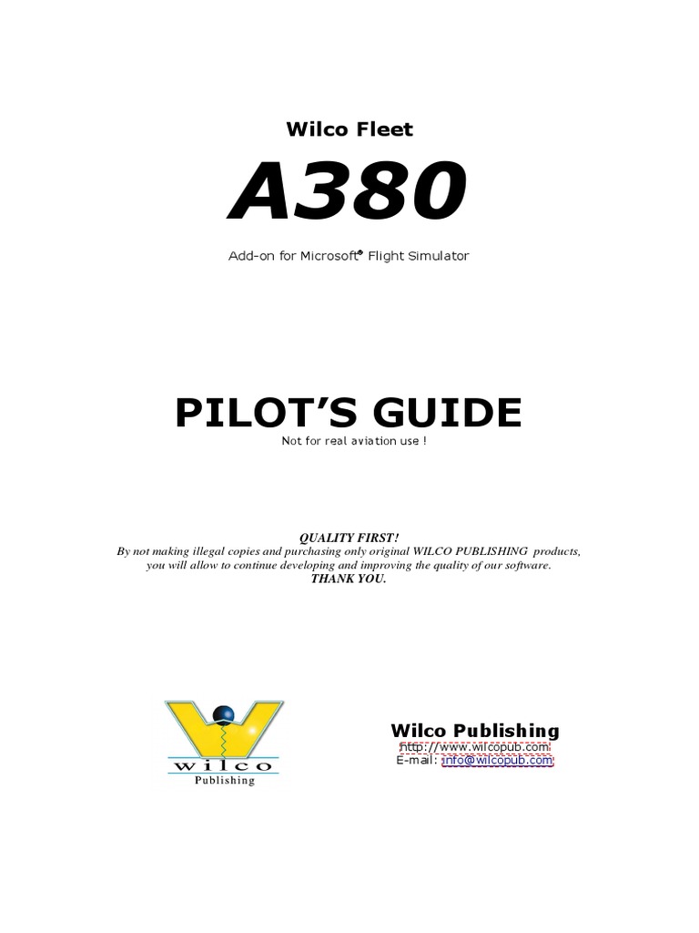 A380 Pilots Guide | PDF | Airbus | Aerospace