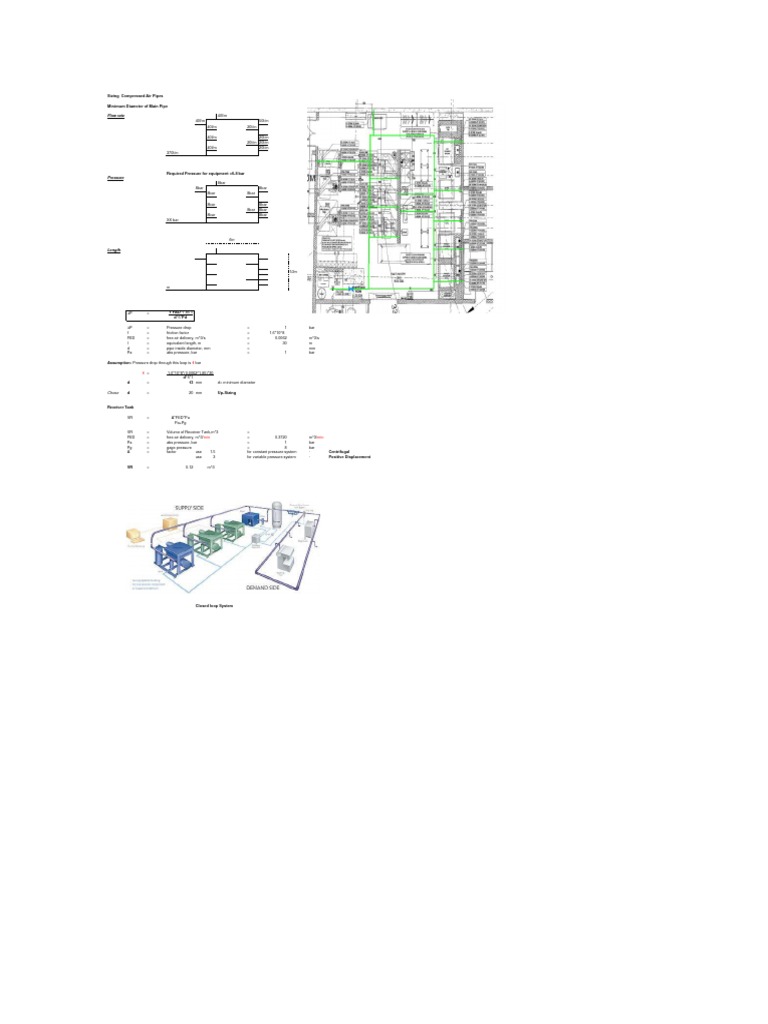 Compressed Air Calculation | PDF