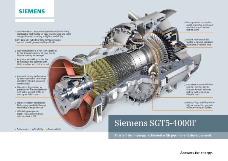 Siemens SGT5 4000F Gas Turbine