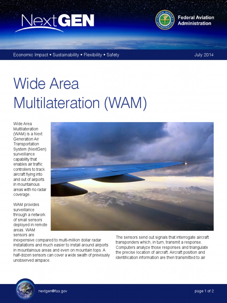 Getsmart - Wide Area Multilateration WAM | PDF | Air Traffic Control ...