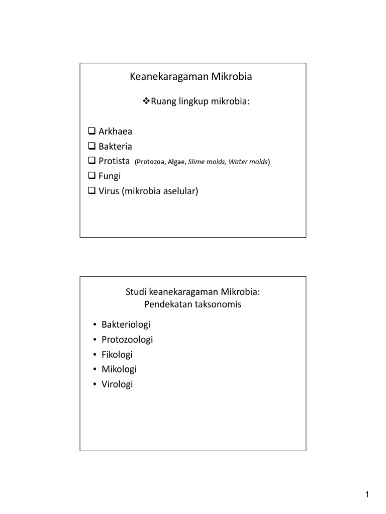 Keanekaragaman Mikrobia | PDF | Kesehatan Holistik | Sains & Matematika