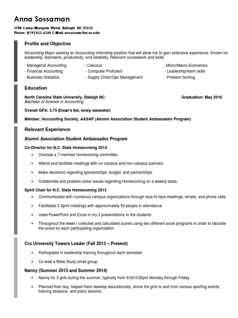 Aspiring Accountant's Internship Quest | PDF | Career & Growth