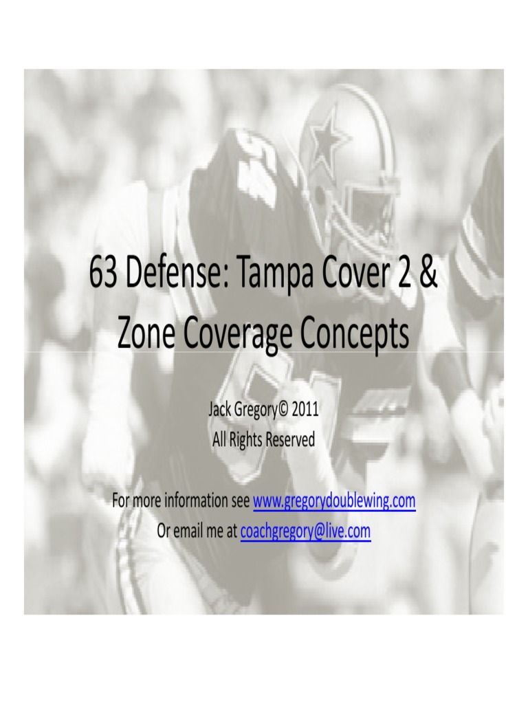 63 Defense Tampa Cover 2 Zone Coverage Conceptsx | National Football ...