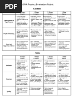 Character Sketch Rubric | PDF | Essays | Logic