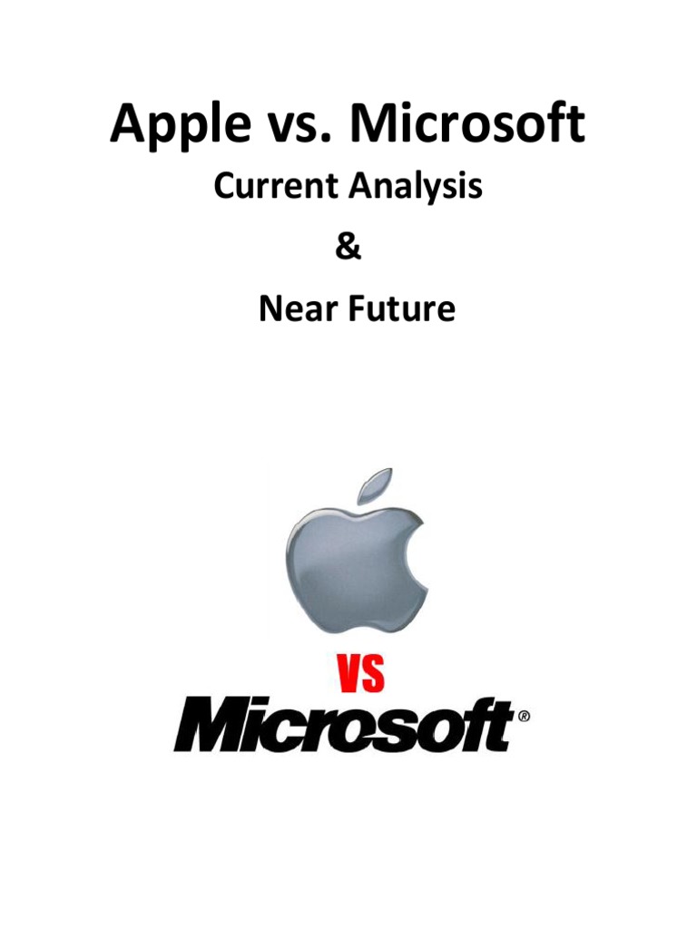 Apple vs. Microsoft | PDF | Apple Inc. | Microsoft