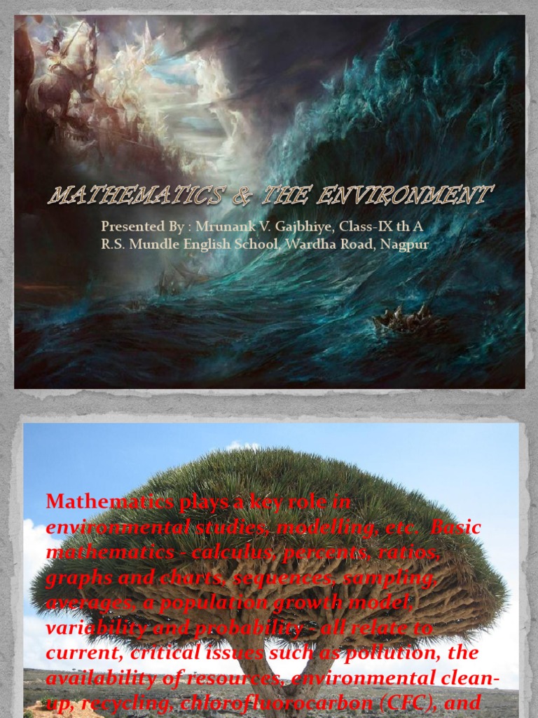 Mathematics & Environment | Ecology | Physics & Mathematics
