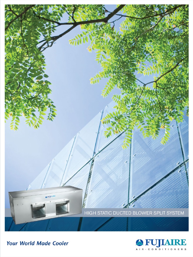 Fujiaire Ducted | PDF | Air Conditioning | Gas Compressor