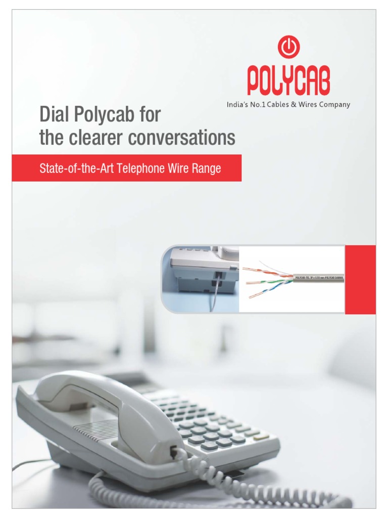 PDF Telephone Wire Leaflet | Download Free PDF | Electrical Conductor ...