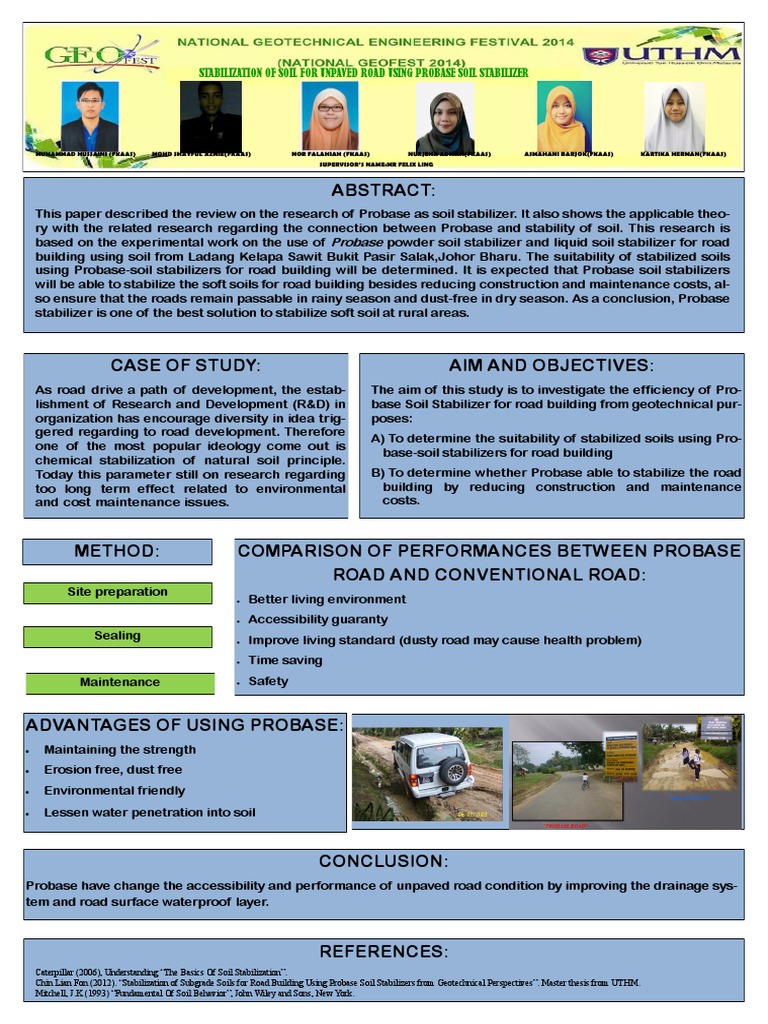Poster Geofest | PDF | Road | Geotechnical Engineering