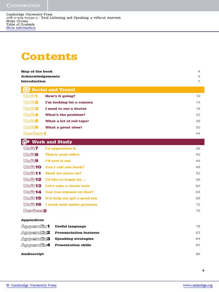 Cambridge English Skills Real Listening and Speaking Level4 Upper ...