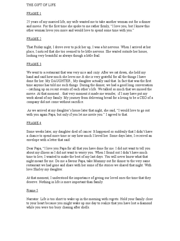 Short Film Script | PDF