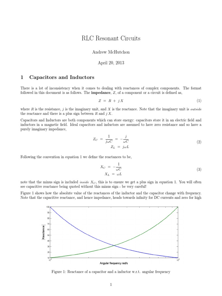 Resonant Circuits | PDF