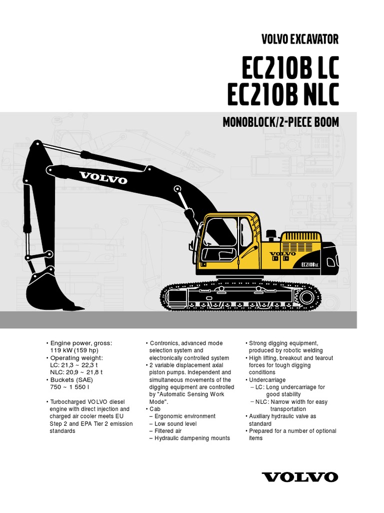 Volvo EC210B | Machines | Mechanical Engineering