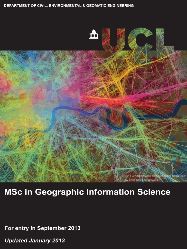 Msc-Gis UCL | PDF | Geographic Information System | Geomatics