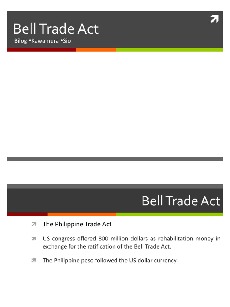 Bell Trade Act | PDF