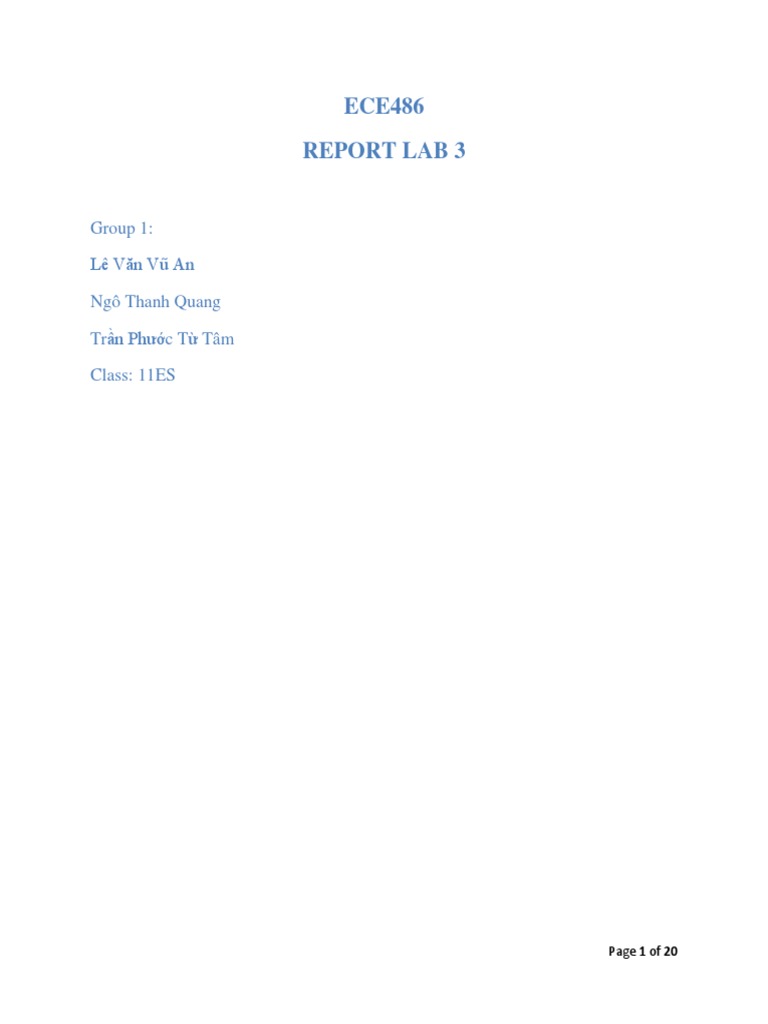 (ECE486) Report Lab3 - Group1 | PDF | Mips Instruction Set | Instruction Set