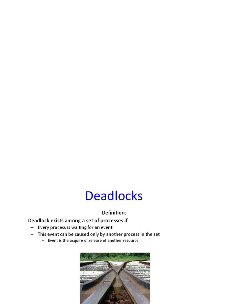 Database PPT Deadlock | PDF | Concurrency (Computer Science) | Operating System Technology