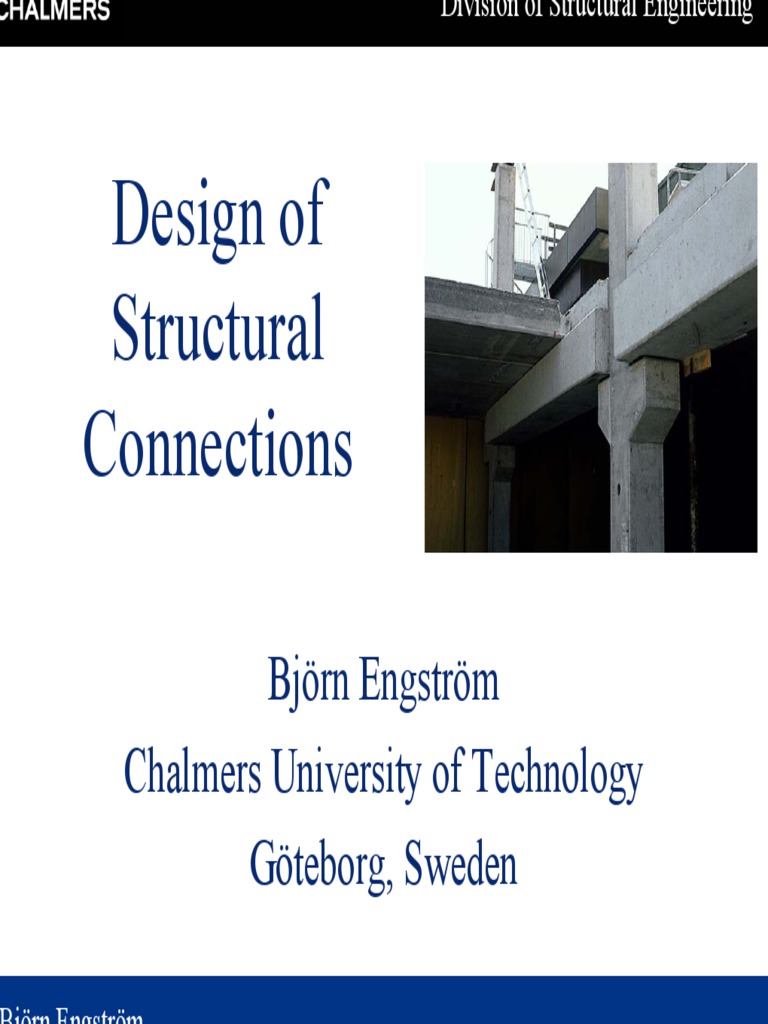 Design of Structural Connections | PDF | Structural Engineering | Bending