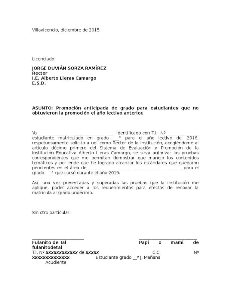 Ejemplo De Carta De Promoción Ejemplos De Cartas De Presentación