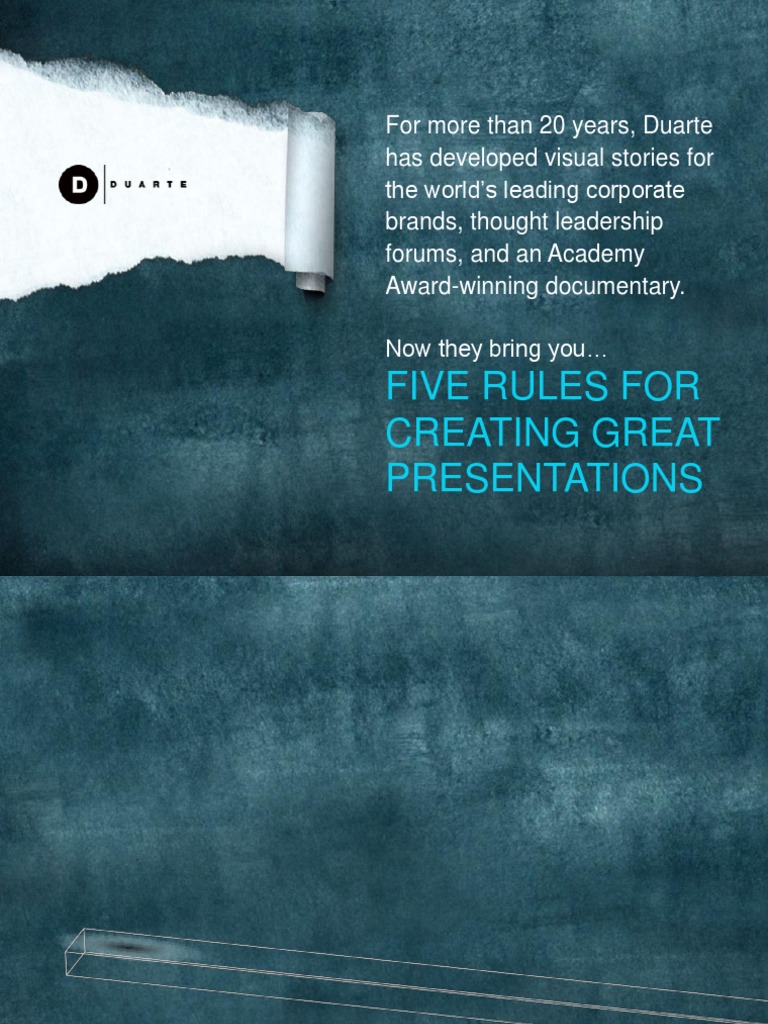 Five Rules for Effective Presentations | PDF