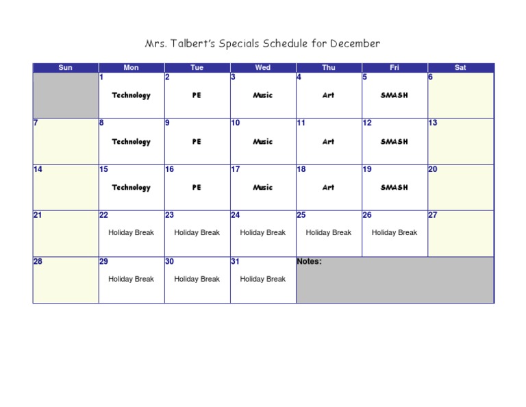 December 2014 Calendar | PDF