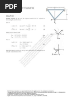 Method of Joints Solved Examples | PDF | Truss | Structural Engineering