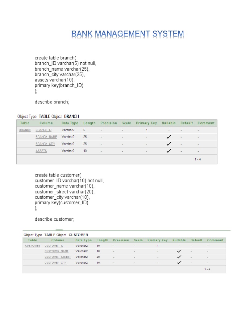 Bank Management System PDF | PDF | Computer Data | Money
