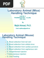 Intraperitoneal Ip Injection in Rats and Mice Sop | PDF | Injection ...