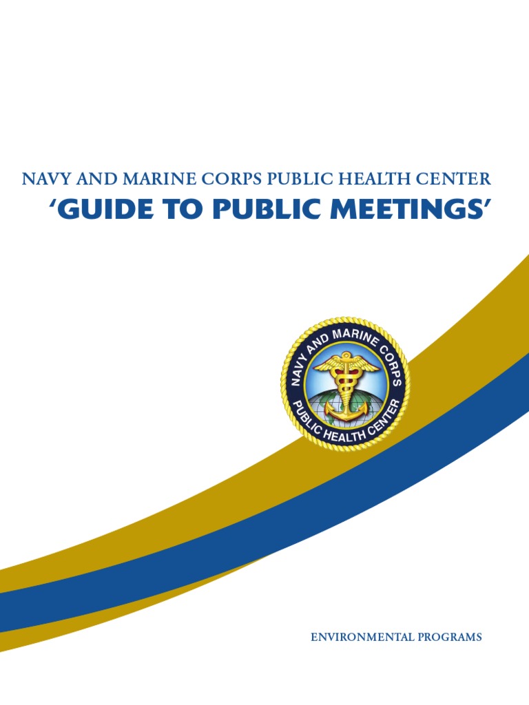 US Navy Guide To Public Meetings | PDF | Risk | Risk Management