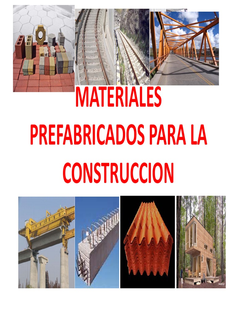 Materiales Prefabricados | PDF | Ladrillo | Industrias