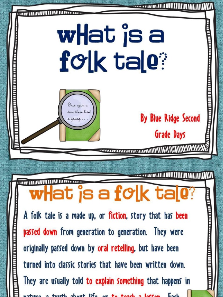 Elements of A Folk Tale | PDF