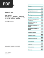 Tp900 Comfort Panel Manual: Read/Download | PDF | Touchscreen | Electricity